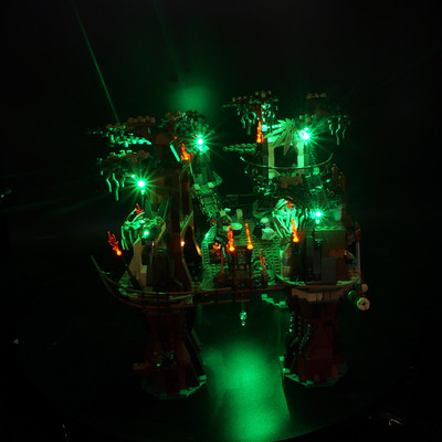 可匀适用星球大战小熊村led乐高