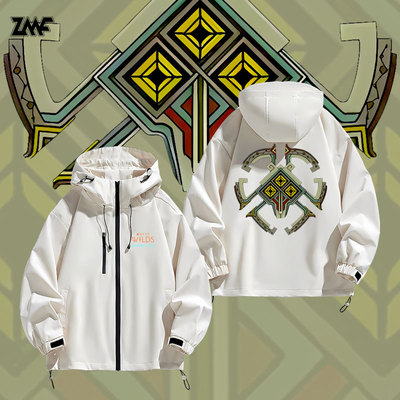 连帽秋冬新款宽松防风冲锋衣