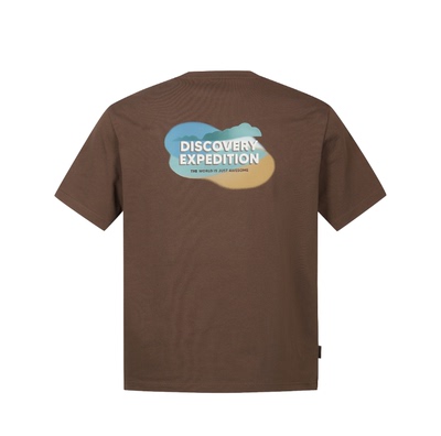 【折扣】Discovery专柜正品云朵印花情侣百搭短袖T恤DXRS7N063