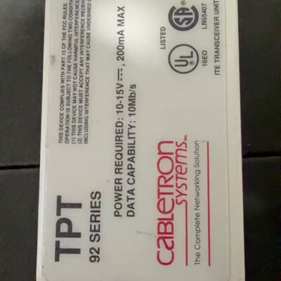 议价Cabletron Systems TPT 92系列 10B