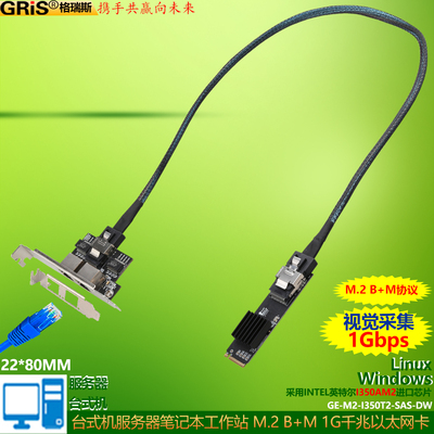 GRIS台式机服务器电脑1G千兆网卡