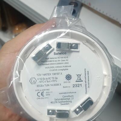 议价HC100 A2-IS 感温探头 Salwico康士廉 温度探测器维修