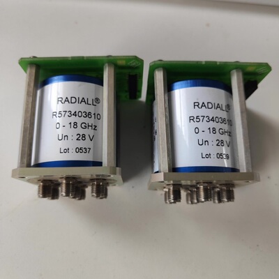 议价R573403610 射频同轴开关 0-18GHz 工业射频元器件维修