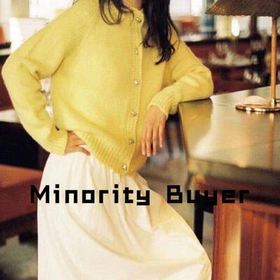 现货 买手店 URBANIC30 纯色百搭宽松淑女毛衣针织衫开衫外套女士