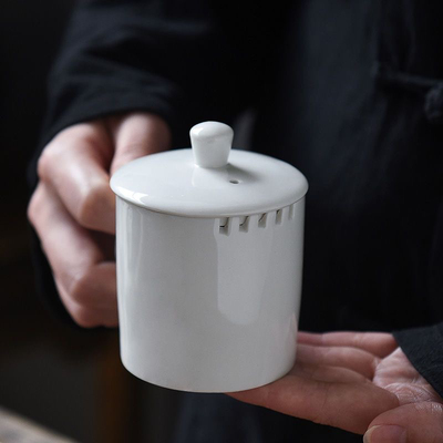 专业白瓷带嘴审评碗茶叶审评杯评茶茶艺教学评鉴品茶杯可定制logo