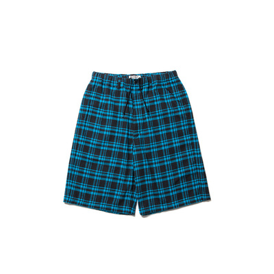 cootie短裤宽松格子苏格兰