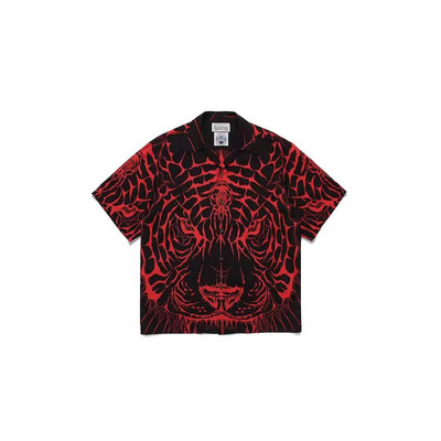 WACKOMARIA半袖宽松休闲衬衫