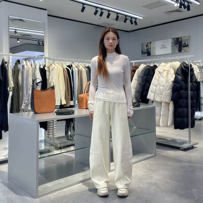 太平鸟女士时尚宽松休闲裤A1GBF4492