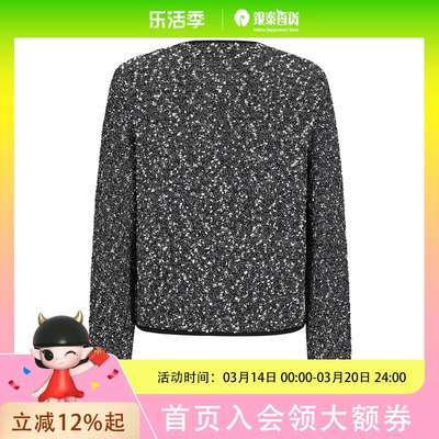 JZ玖姿女装高雅小香风通勤针织开衫女冬季