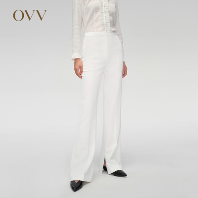 OVV2024 基础经典舒适四面弹时尚休闲喇叭裤子GKCAJ14002A