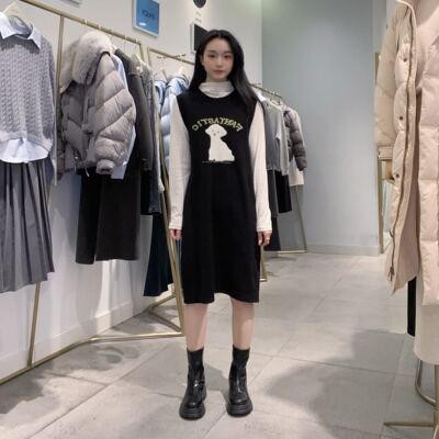 诗凡黎女士时尚休闲连衣裙3EC290321