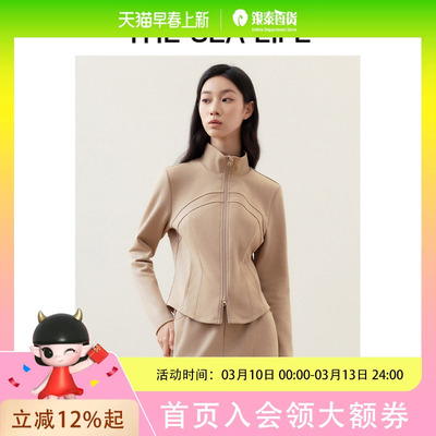 THESEALIFE欧海一生女士简约复古外套 B19116T5021BB19116