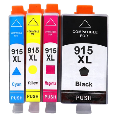 打印机915XL墨盒黑色彩色墨水