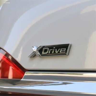 适用宝马改装标志POWER车贴3系5