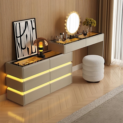 三梦意式极简梳妆台斗柜2025新款