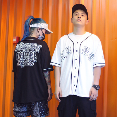 西海岸美式运动嘻哈外套棒球衫