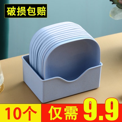 日式吐骨碟垃圾盘放菜骨碟渣盘