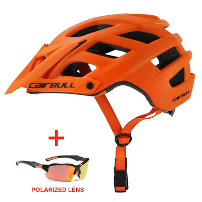 Bicycle Helmet with Sunglasses Integrally-molded Road Bike