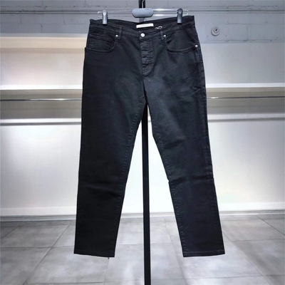 M-L穿 DON THE FULLER 黑色细棉牛仔裤 455