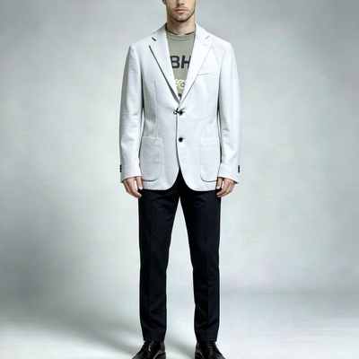 S-M穿 TREND CORNELIANI 男款时尚潮流单排扣休闲西装外套 710