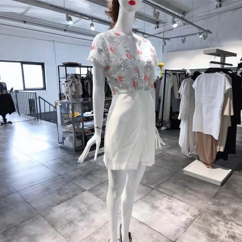 S-M穿 NORA BARTH 浪漫立体花卉洋装连衣裙 710