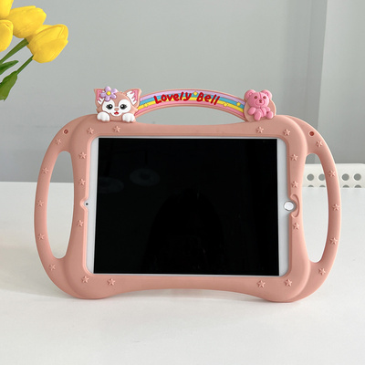 手提手柄支架玲娜贝儿适用苹果ipad10代平板保护套ipadair6硅胶mini6/air5/air2可爱ipadpro2024软ipad9卡通