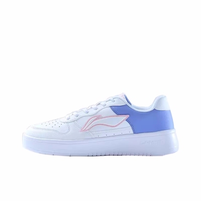 李宁女子运动时尚系列小白鞋经典