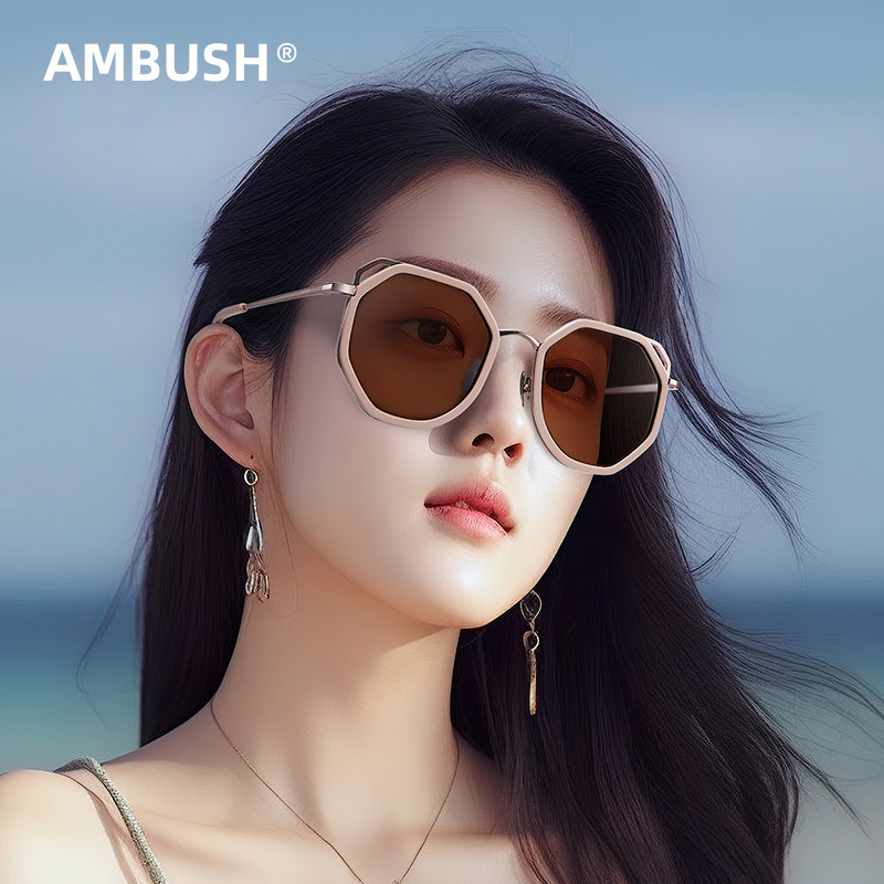 AMBUSH新款全框眼镜女时尚可配近视太阳镜