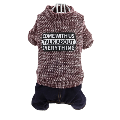 poohlo/维尼乐宠物衣服四脚衣