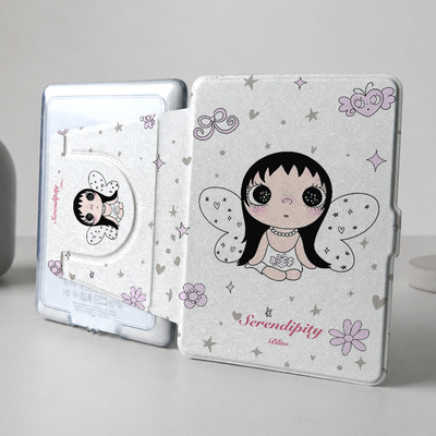 【磁吸旋转x可拆分】少女paperwhite保护套pro汉王clear6掌阅light4/turbo/4c/neo3可爱Ultra阅读器kindle998