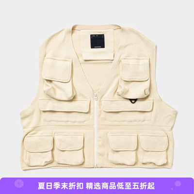 meanswhileV领拉链钓鱼马甲