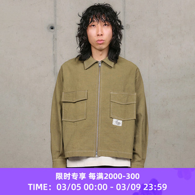 Story mfg 555 JACKET 男女中性款天然植物染色工装夹克外套
