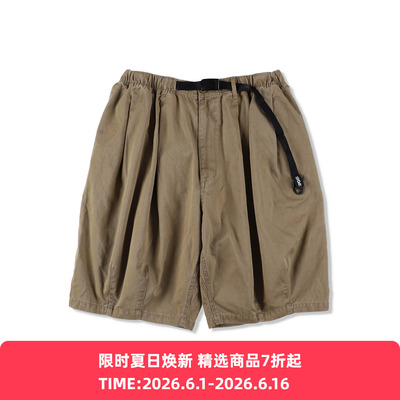is-ness Balloon Shorts 经典款宽松廓形气球短裤