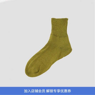 MHL SOCK WA-SHI COTTON SOCK 女式和纸棉混纺袜子 中筒袜