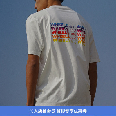 WHEELSandWIND运动圆领T恤