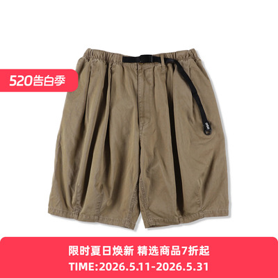 is-ness Balloon Shorts 经典款宽松廓形气球短裤