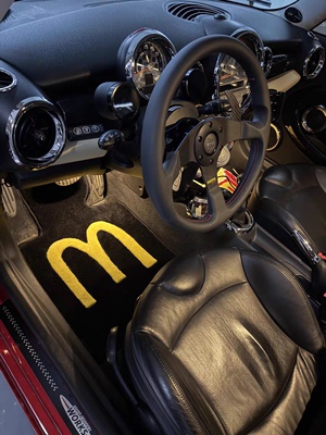 宝马mini脚垫专用迷你J01R56F56 F55 F54one Cooper 地毯式麦当劳