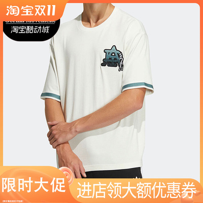 Adidas/阿迪达斯男女运动短袖