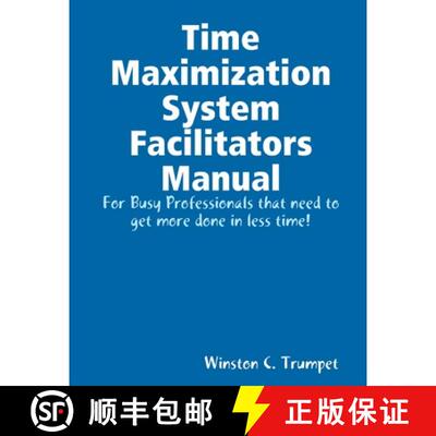 【3-4周达】Time Maximization System Facilitators Manual [9780359874774]