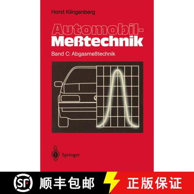 【3-4周达】Automobil-Meßtechnik : Band C: Abgasmeßtechnik [9783642796500]