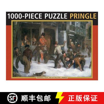 【3-4周达】Pringle: 1000-Piece Puzzle: Snowball Fight, 1851, by William J. Pringle [9780754827818]