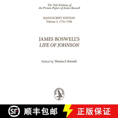 【3-4周达】精装 James Boswell's Life of Johnson: Manuscript Edition: Volume 3, 1776–1780 - James Bos... [9780748606047]