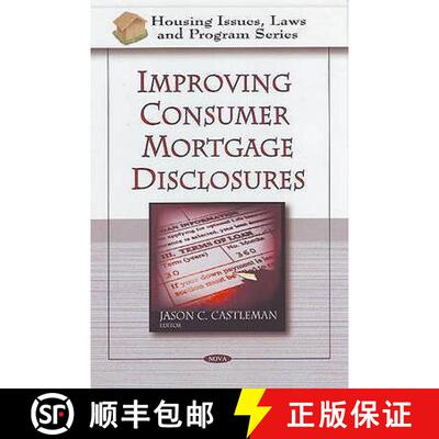 【3-4周达】Improving Consumer Mortgage Disclosures [9781606929230]