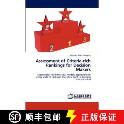 预订 Assessment of Criteria-rich Rankings for Decision Makers [9783847371281]