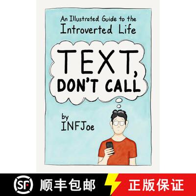 【3-4周达】Text, Don't Call: An Illustrated Guide to the Introverted Life [9780143130789]