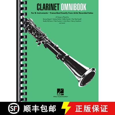 【3-4周达】Clarinet Omnibook for B-Flat Instruments: Transcribed Exactly from Artist Recorded Solos [9781540000491]