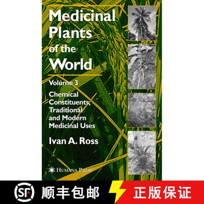 【3-4周达】精装 Medicinal Plants of the World, Volume 3 : Chemical Constituents, Traditional and Mode... [9781588291295]