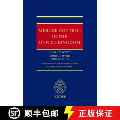 【3-4周达】精装 Merger Control in the United Kingdom [9780199276882]