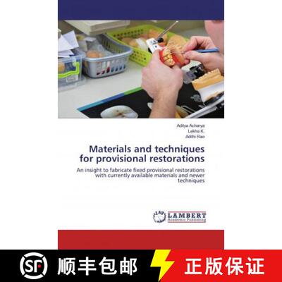 预订 Materials and techniques for provisional restorations [9786200568953]
