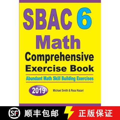 【3-4周达】SBAC 6 Math Comprehensive Exercise Book : Abundant Math Skill Building Exercises [9781646125883]